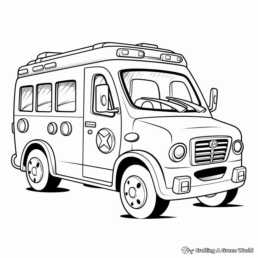 Ambulance Coloring Pages - Free & Printable!