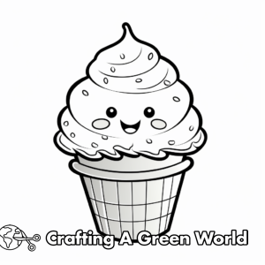 Ice Cream Coloring Pages - Free & Printable!
