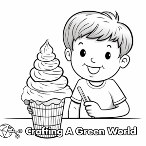 Ice Cream Coloring Pages - Free & Printable!