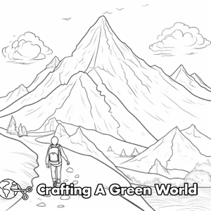 Mountain Coloring Pages - Free & Printable!