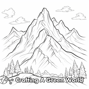 Mountain Coloring Pages - Free & Printable!