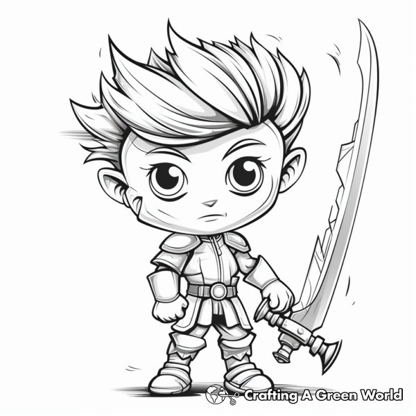 Sword Coloring Pages - Free & Printable!