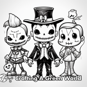 Day Of The Dead Coloring Pages - Free & Printable!