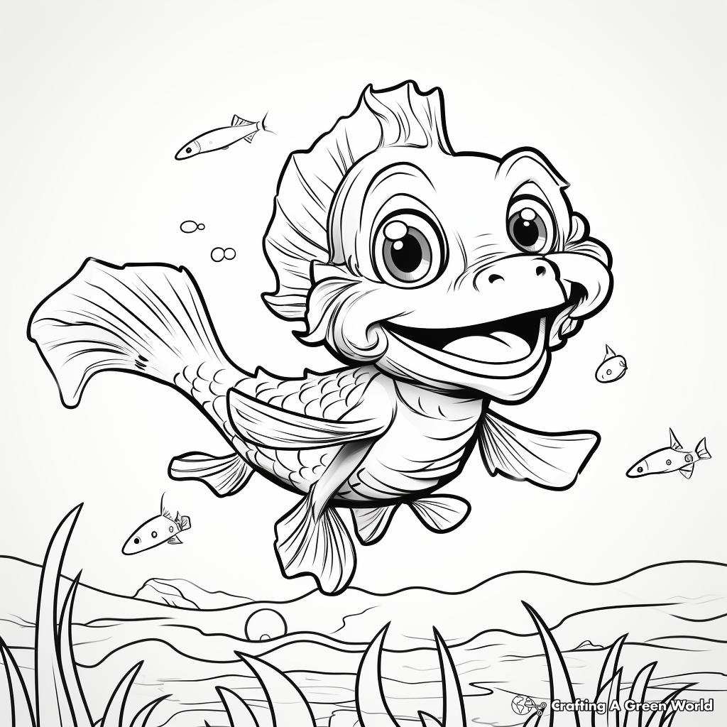 Walleye Coloring Pages