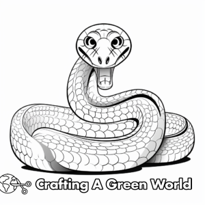 Snake Coloring Pages - Free & Printable!