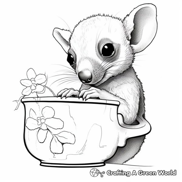 Kinkajou Coloring Pages - Free & Printable!