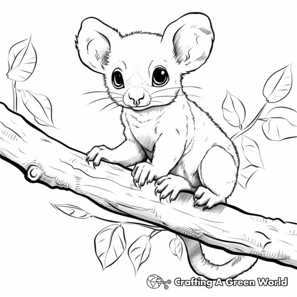 Kinkajou Coloring Pages - Free & Printable!