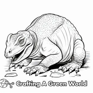 Komodo Dragon Coloring Pages - Free & Printable!