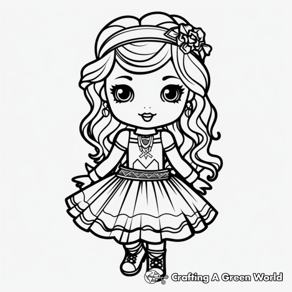 Doll Coloring Pages - Free & Printable!