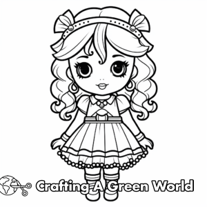 Doll Coloring Pages - Free & Printable!