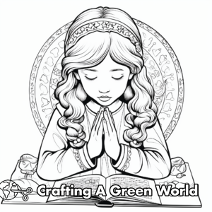 Lord's Prayer Coloring Pages - Free & Printable!