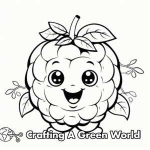 Cute Fruit Coloring Pages - Free & Printable!