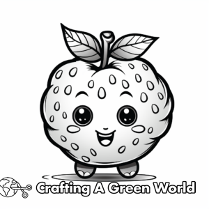 Cute Fruit Coloring Pages - Free & Printable!