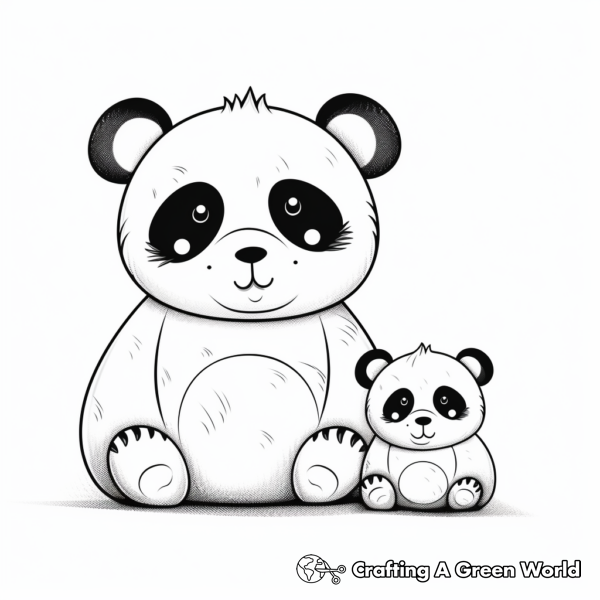 Kawaii Panda Coloring Pages - Free & Printable!