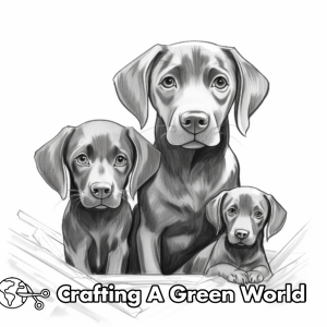 Black Lab Coloring Pages - Free & Printable!