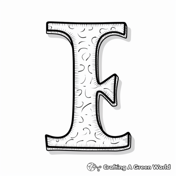 Alphabet For Kindergarten Coloring Pages - Free & Printable!