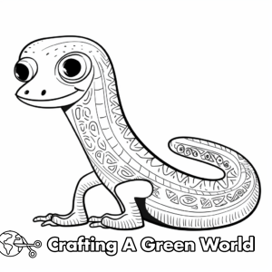 Gecko Coloring Pages - Free & Printable!