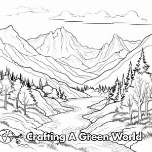 Landscape Coloring Pages - Free & Printable!