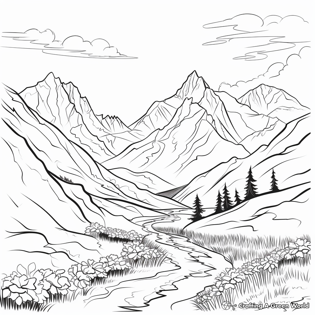 Landscape Coloring Pages Free Printable Landscape Coloring Pages Free Printable