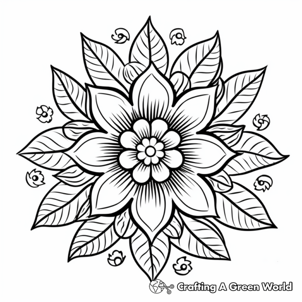 Mandala Easy Coloring Pages - Free & Printable!