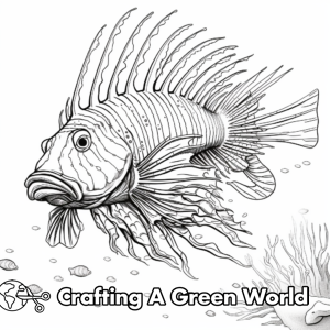 Lionfish Coloring Pages - Free & Printable!
