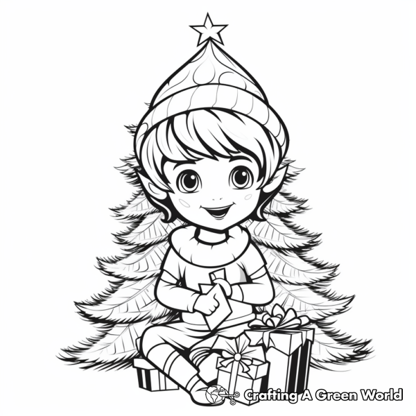 Elf On The Shelf Coloring Pages - Free & Printable!
