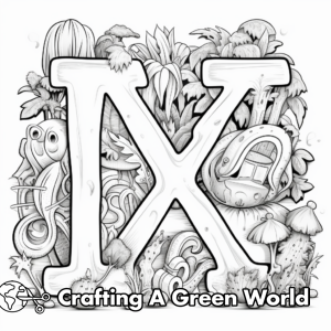 Alphabet For Kindergarten Coloring Pages - Free & Printable!