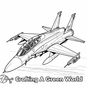 Jet Coloring Pages - Free & Printable!
