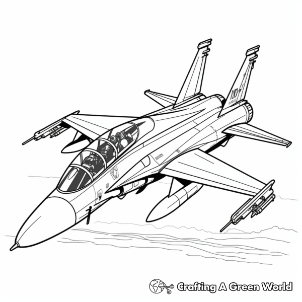 Jet Coloring Pages - Free & Printable!