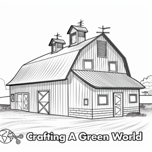 Barn Coloring Pages - Free & Printable!