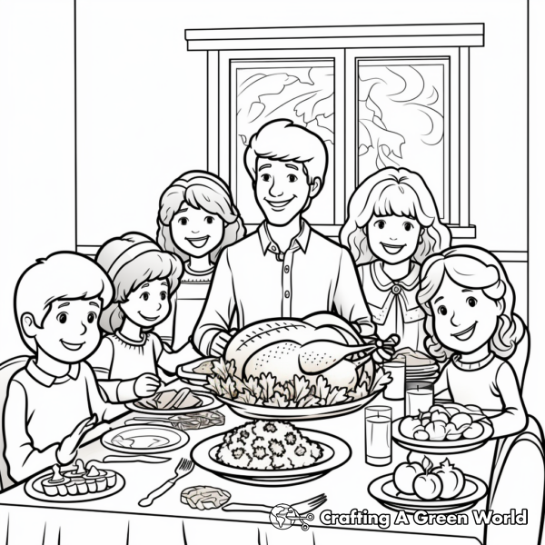 Thanksgiving For Middle School Coloring Pages - Free & Printable!