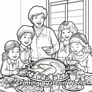 Thanksgiving For Middle School Coloring Pages - Free & Printable!