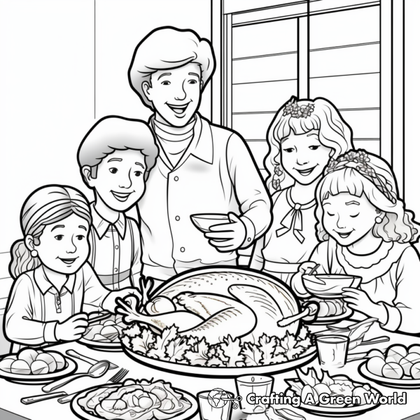 Thanksgiving For Middle School Coloring Pages - Free & Printable!