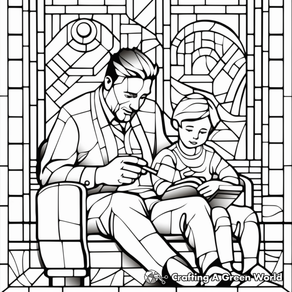 Mosaic Coloring Pages - Free & Printable!