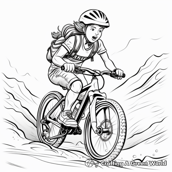 Mountain Bike Coloring Pages - Free & Printable!