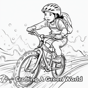 Mountain Bike Coloring Pages - Free & Printable!