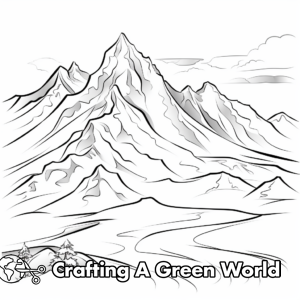 Mountain Coloring Pages - Free & Printable!