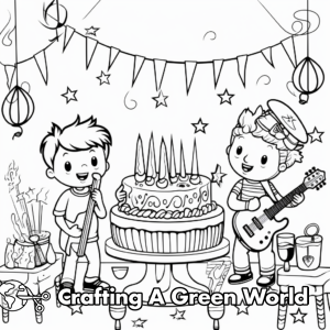 Happy Birthday Coloring Pages - Free & Printable!