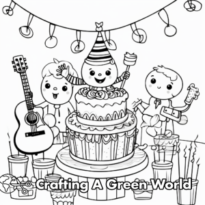 Happy Birthday Coloring Pages - Free & Printable!