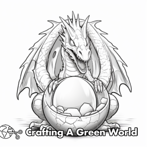 Dragon Egg Coloring Pages - Free & Printable!