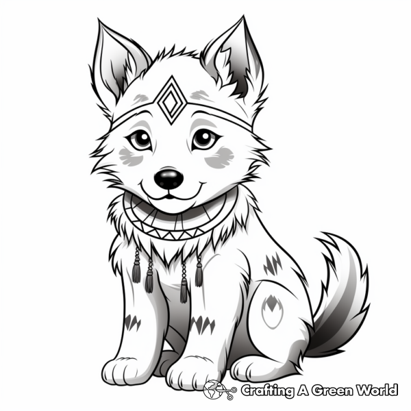 Wolf Pup Coloring Pages - Free & Printable!