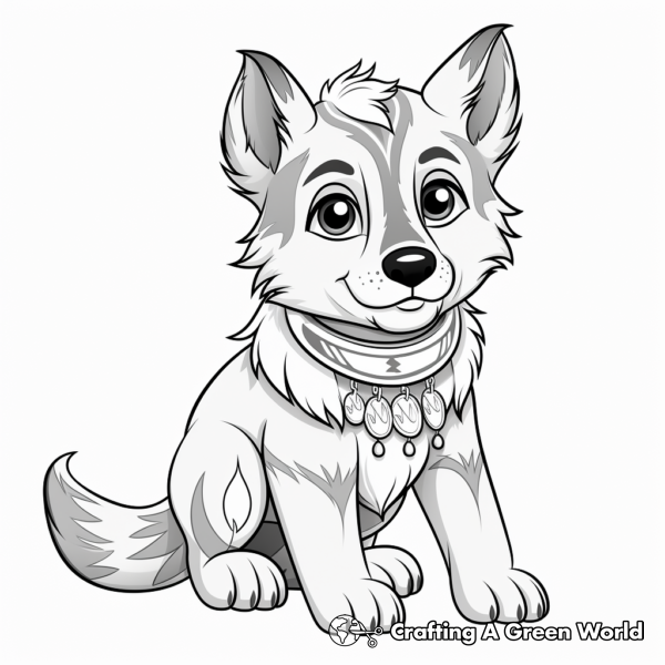 Wolf Pup Coloring Pages - Free & Printable!