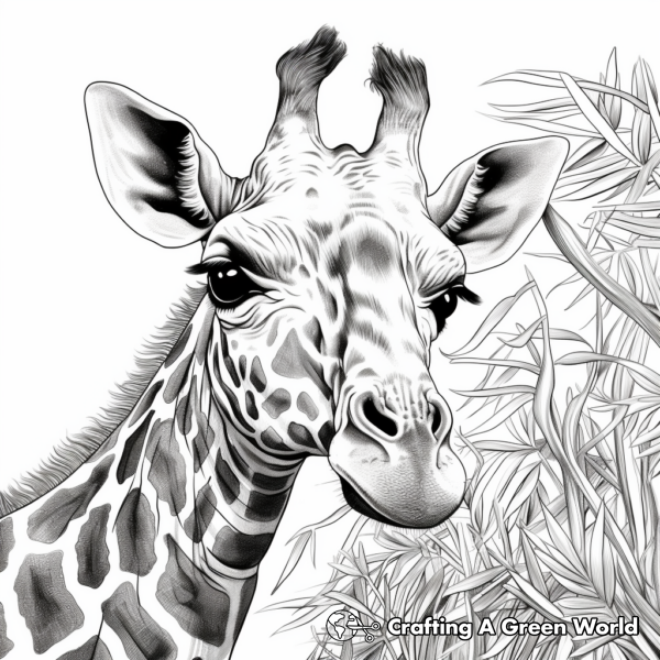 Giraffe Coloring Pages For Adults - Free & Printable!