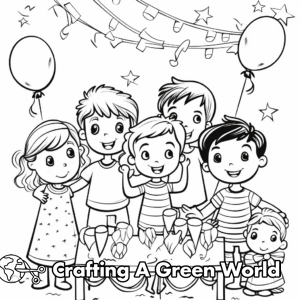 New Years Coloring Pages - Free & Printable!