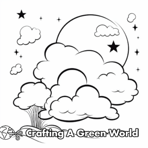 Cloud Coloring Pages - Free & Printable!