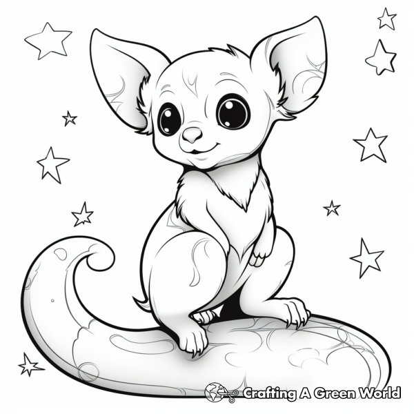 Kinkajou Coloring Pages - Free & Printable!