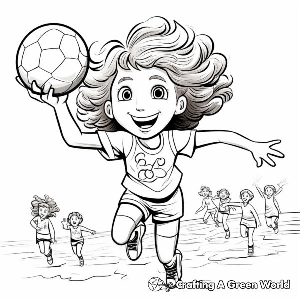 Volleyball Coloring Pages - Free & Printable!