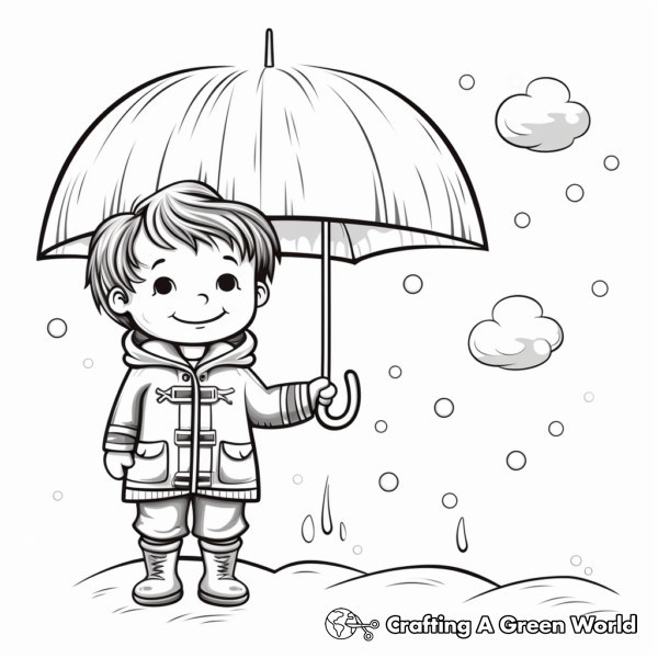 Rain Coloring Pages - Free & Printable!