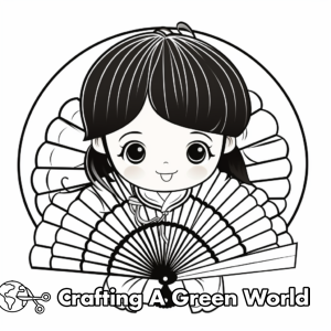 Fan Coloring Pages - Free & Printable!
