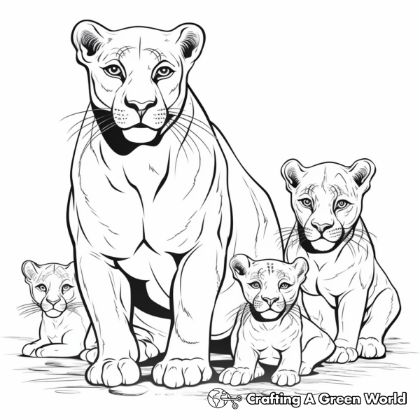 Panther Coloring Pages - Free & Printable!